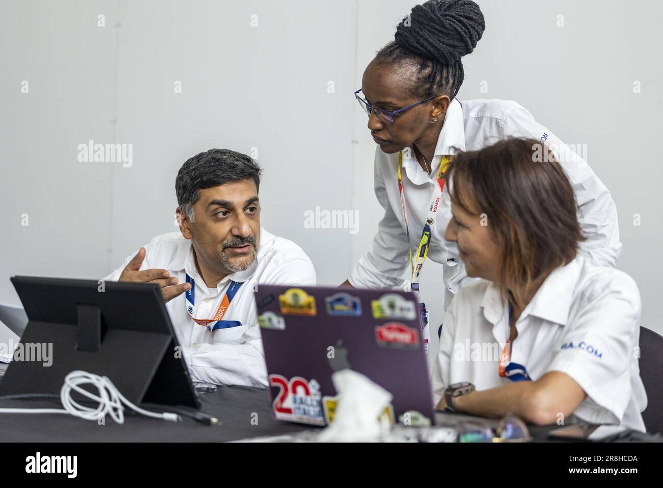Stewards during the Safari Rally Kenya 2023, 7th round of the 2023 WRC ...