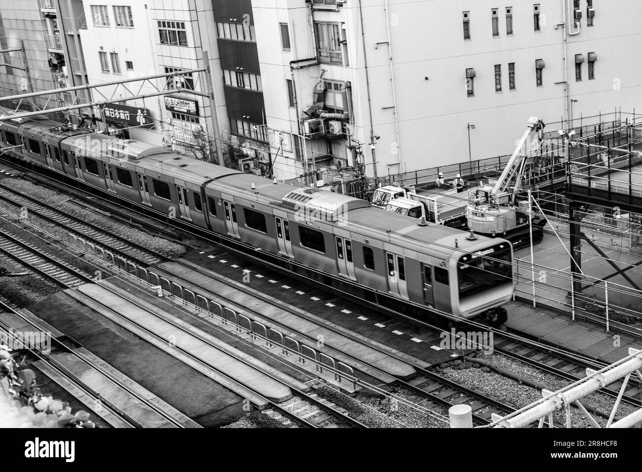Tokyo, Japan. 3rd Mar, 2023. The East Japan Rail Company Yamanote Line ...