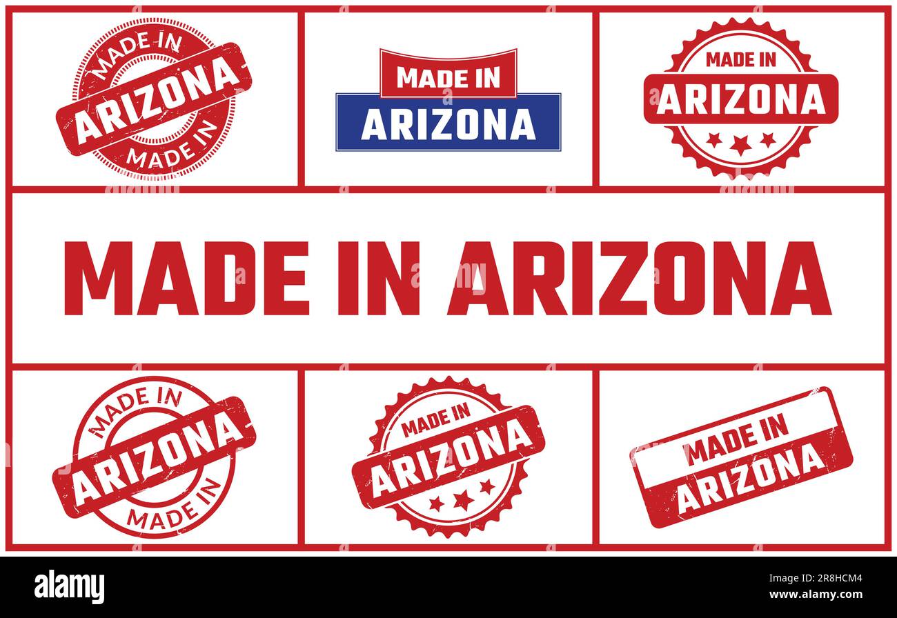 Arizona stamp vector vectors Cut Out Stock Images & Pictures - Alamy