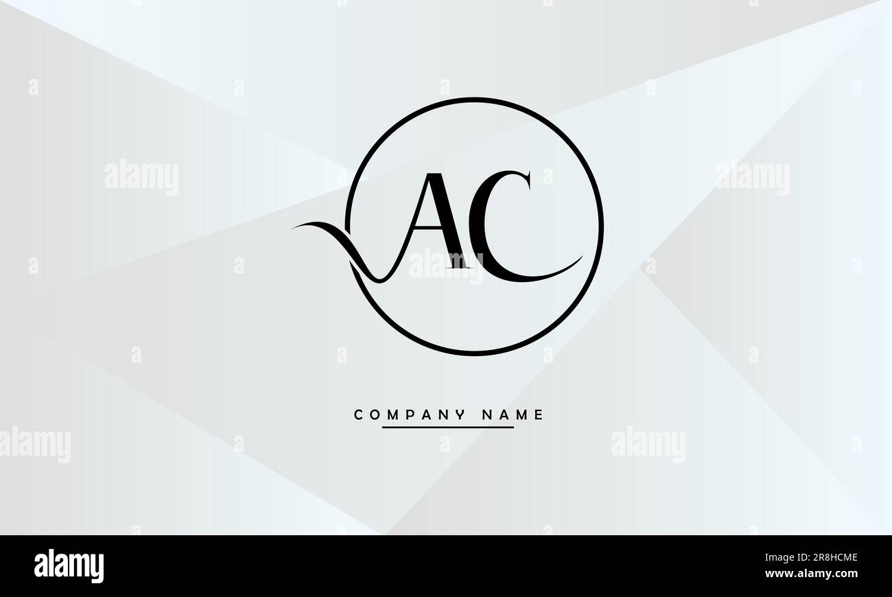 AC, CA Abstract Letters Logo Monogram Stock Vector Image & Art - Alamy