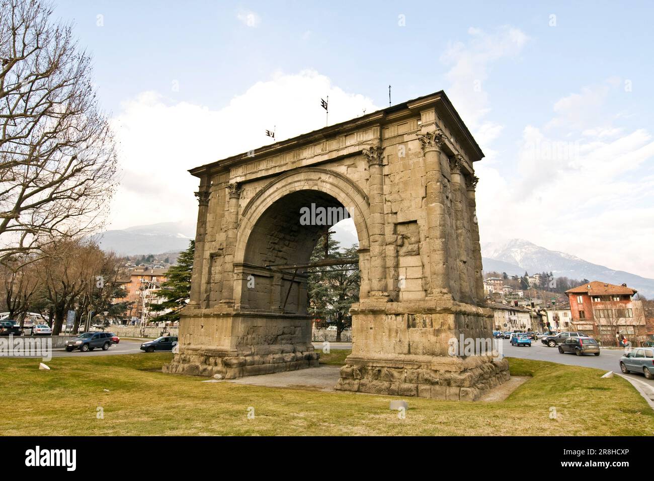 Arch of augustus aosta hi-res stock photography and images - Alamy