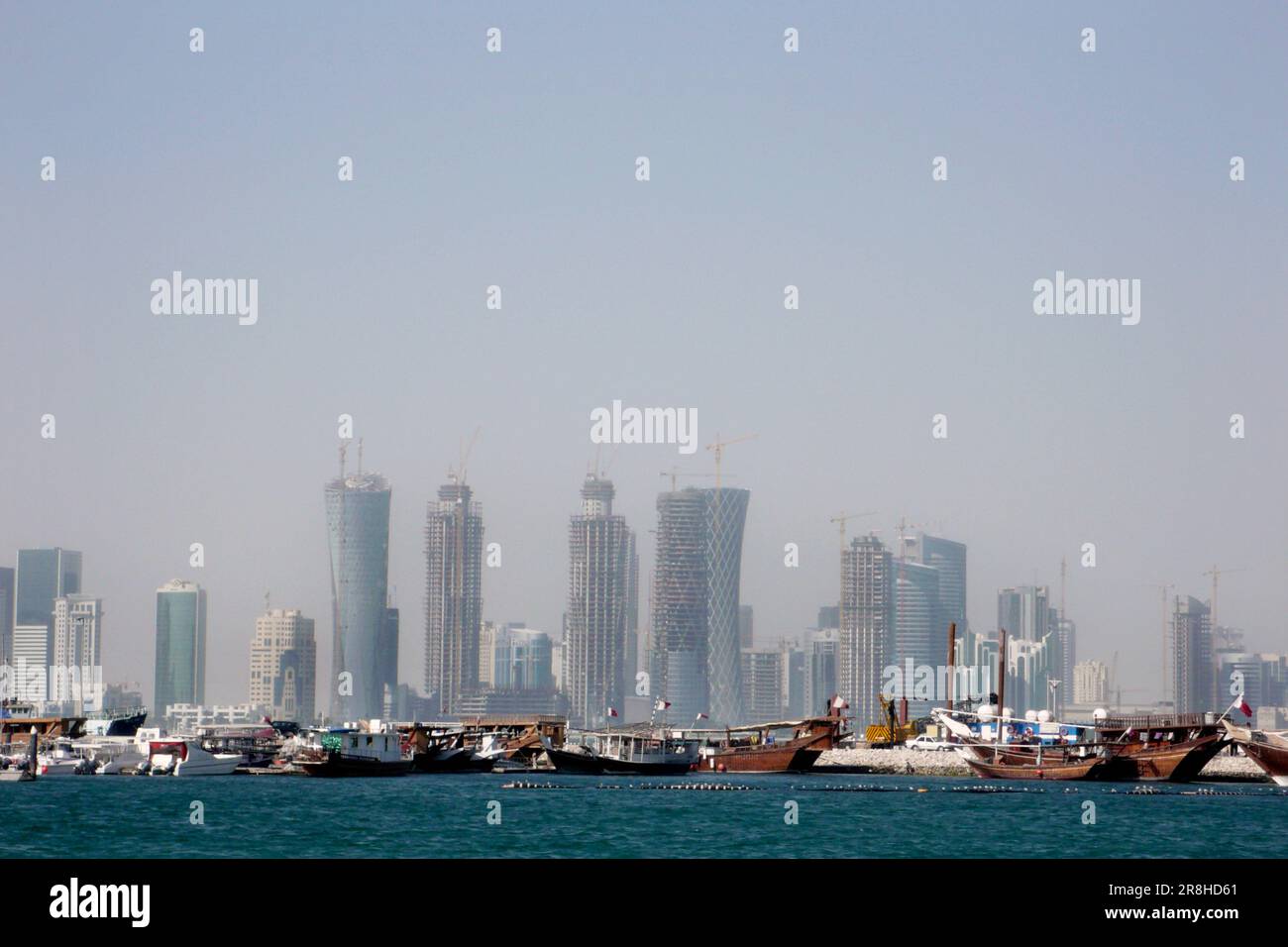 Corniche. Doha. Qatar Stock Photo - Alamy