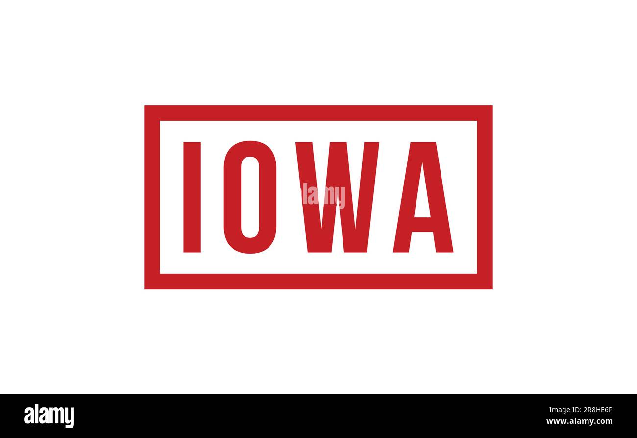 Iowa Rubber Stamp Seal Vector Stock Vector Image & Art - Alamy