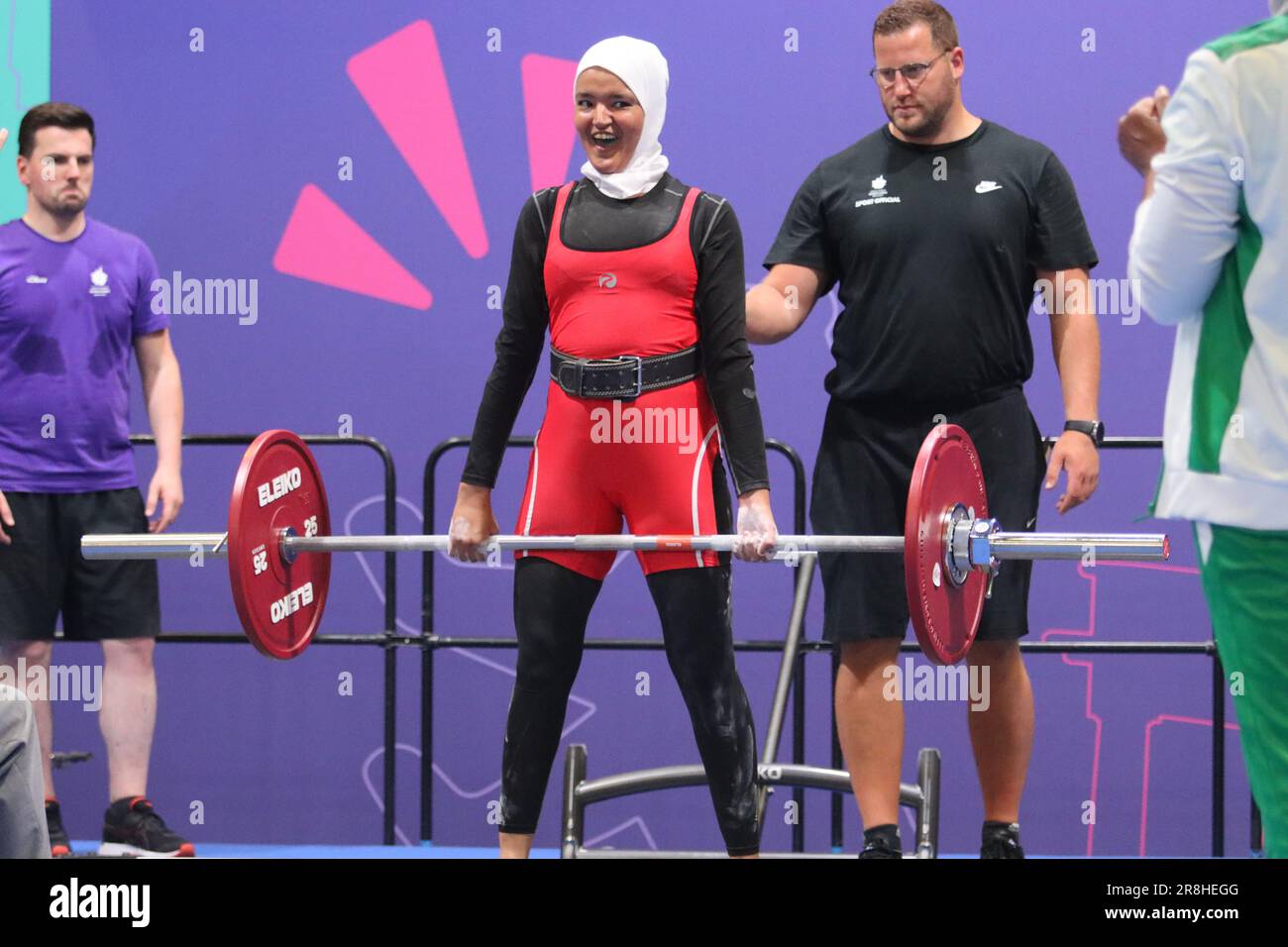 Berlin, Deutschland, 21, June, 2023. Narimane HOURI from Algeria during ...