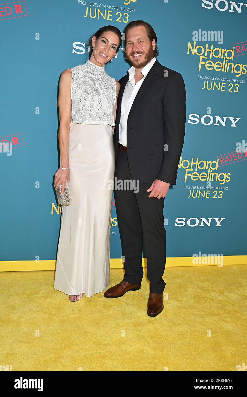 Scott MacArthur and guest attends The US Premiere of "No Hard Feelings ...