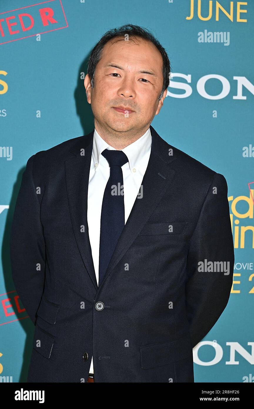 Peter Kang attends The US Premiere of "No Hard Feelings" at AMC Lincoln Square in New York, New ...