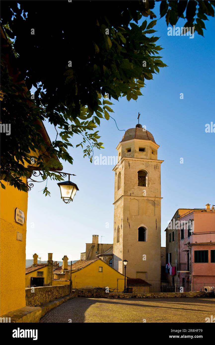 Tower bell cervo imperia hi-res stock photography and images - Alamy