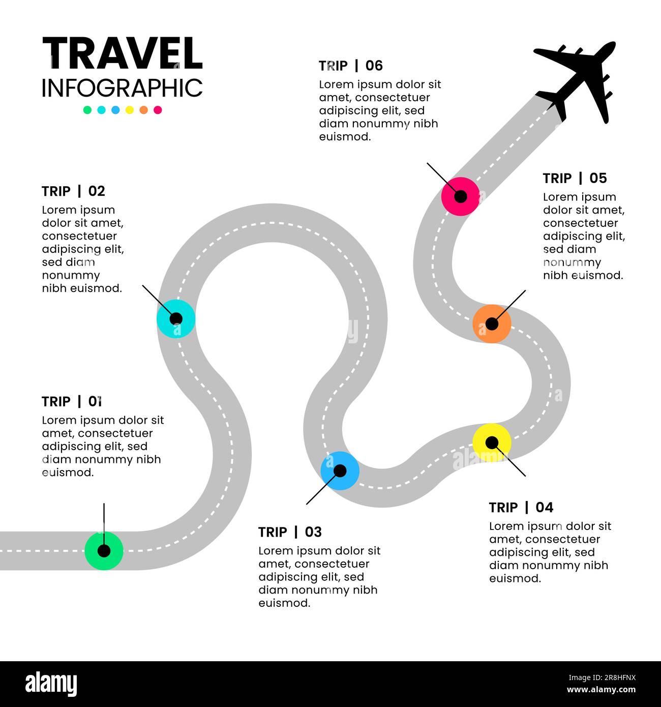 Infographic Icons Travel
