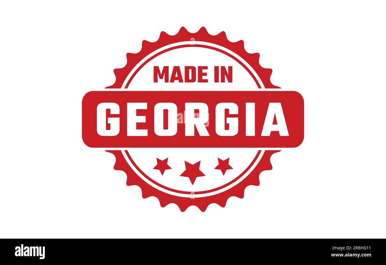 Made In Georgia Rubber Stamp Stock Vector Image & Art - Alamy