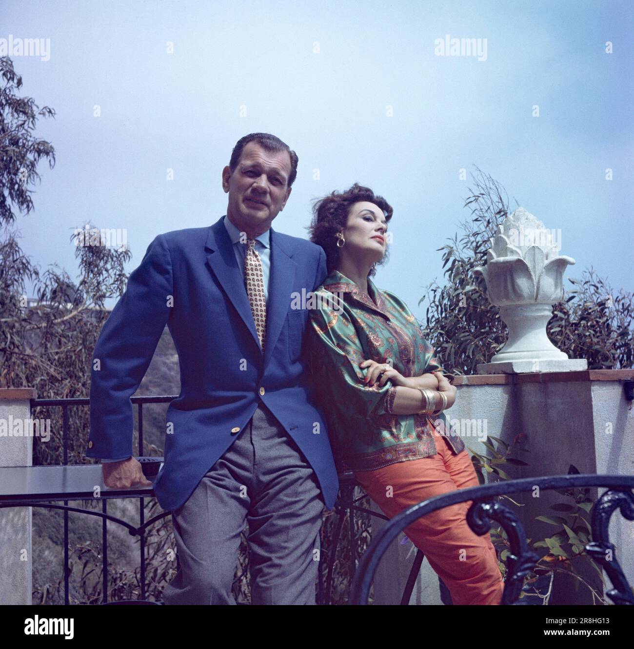 Joseph Cotten And Patricia Medina