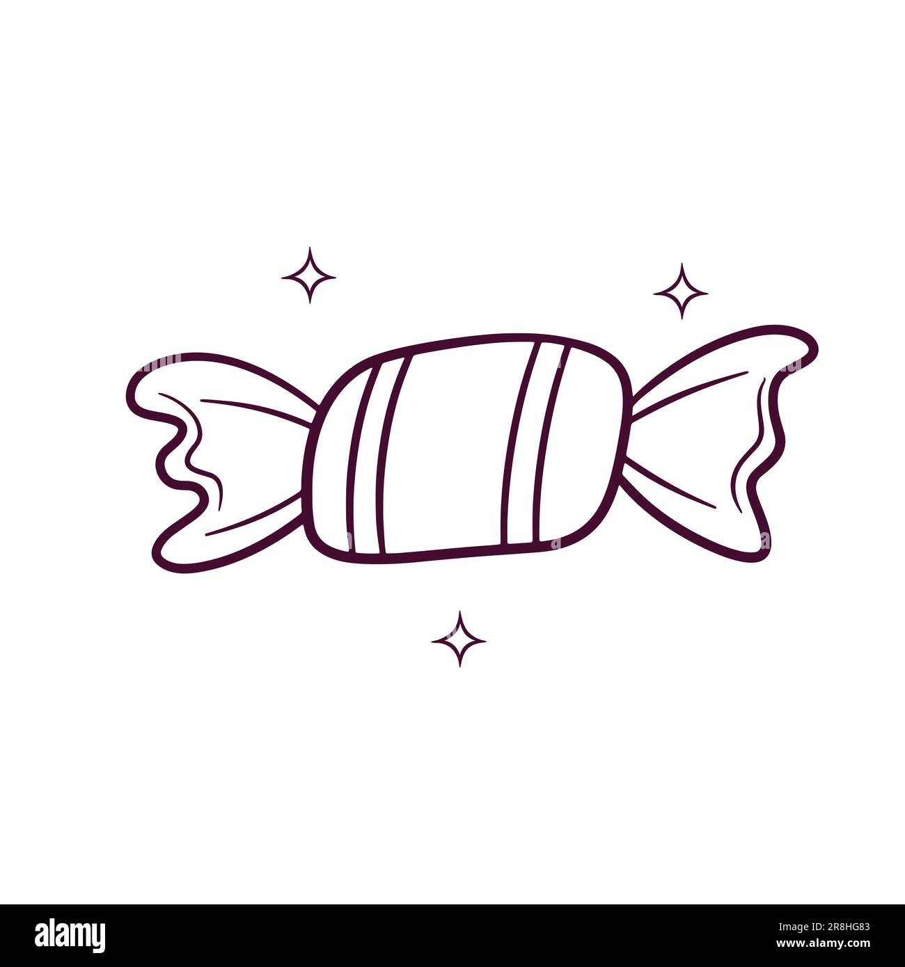 Hand Drawn Candy. Doodle Vector Sketch Illustration Stock Vector Image ...