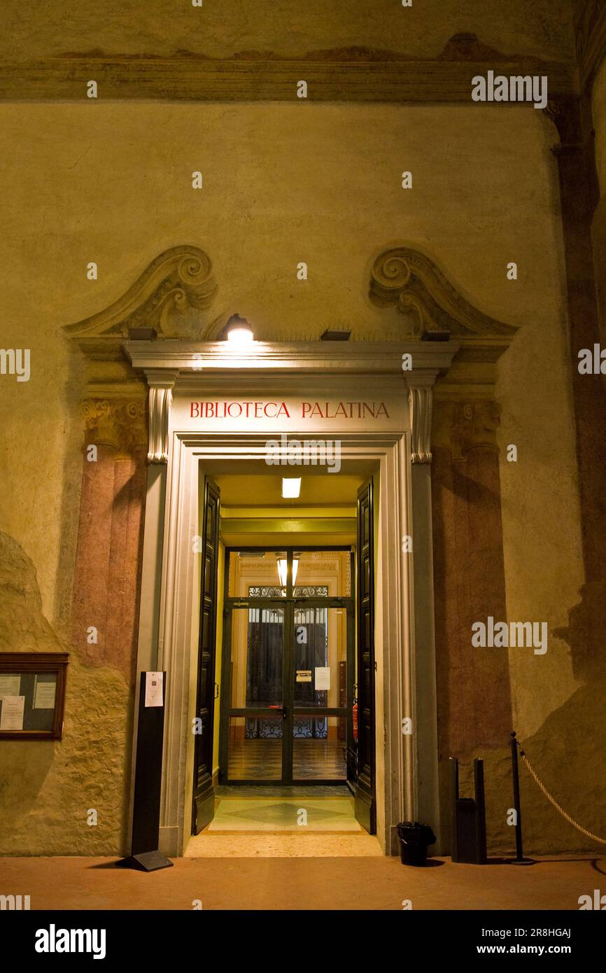 Palatine Library. Pilotta Palace. Parma. Emilia Romagna. Italy Stock ...