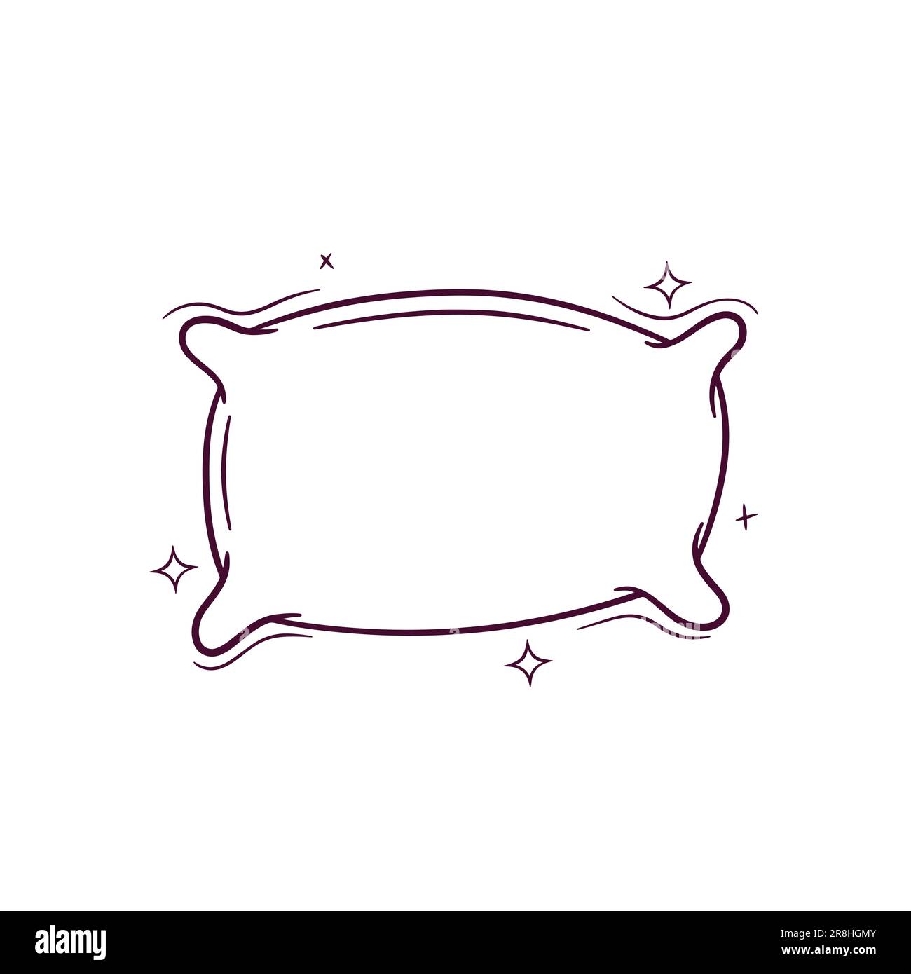 Pillow cover vector vectors hi-res stock photography and images - Alamy