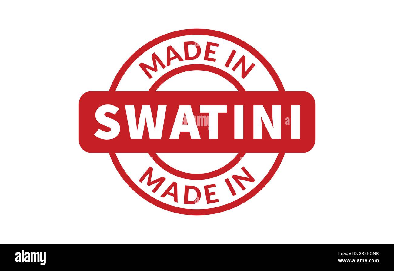 Made In Swatini Rubber Stamp Stock Vector Image & Art - Alamy