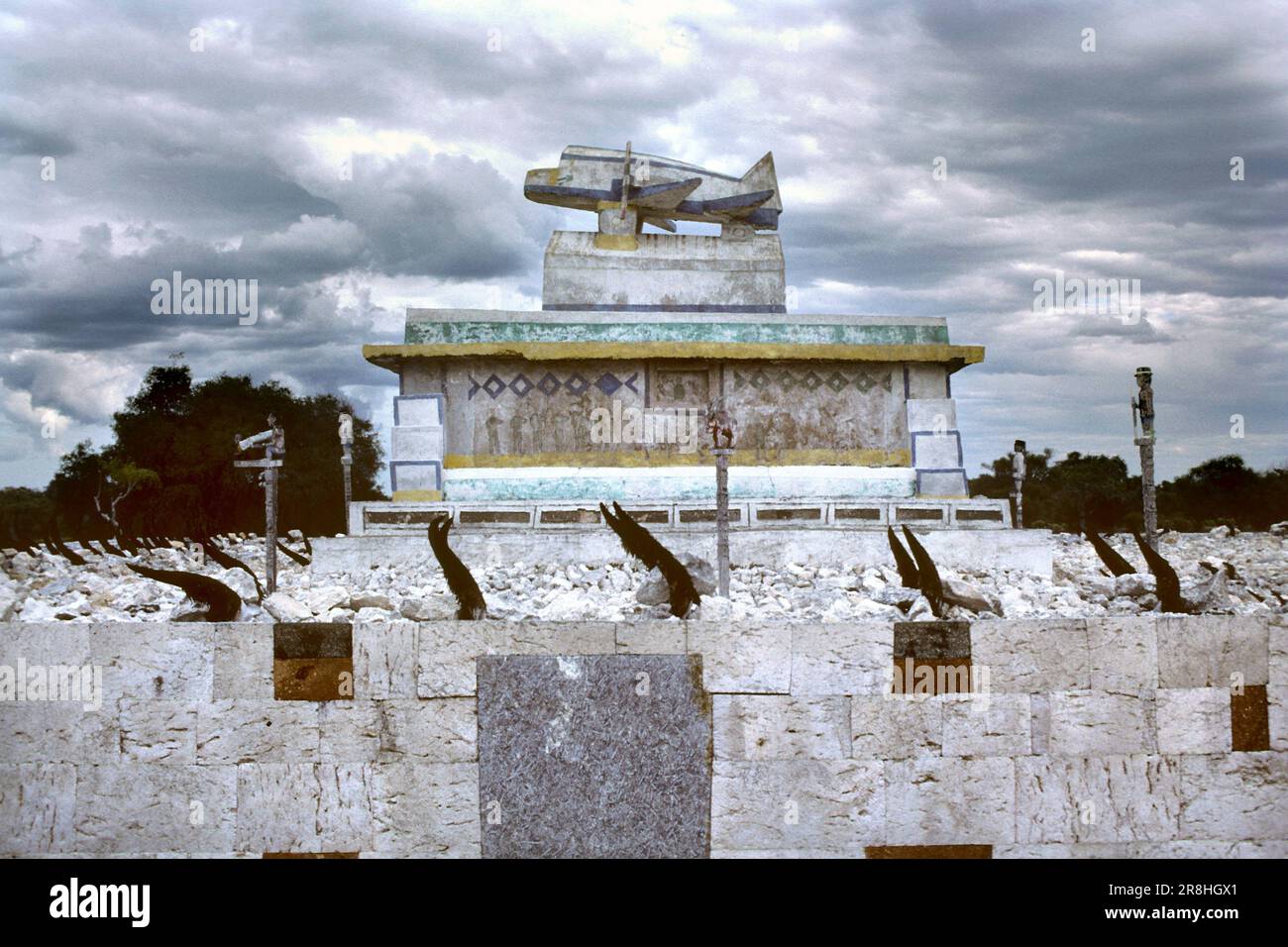 Madagascar. Mahafali Grave In the South of Madagascar Stock Photo - Alamy