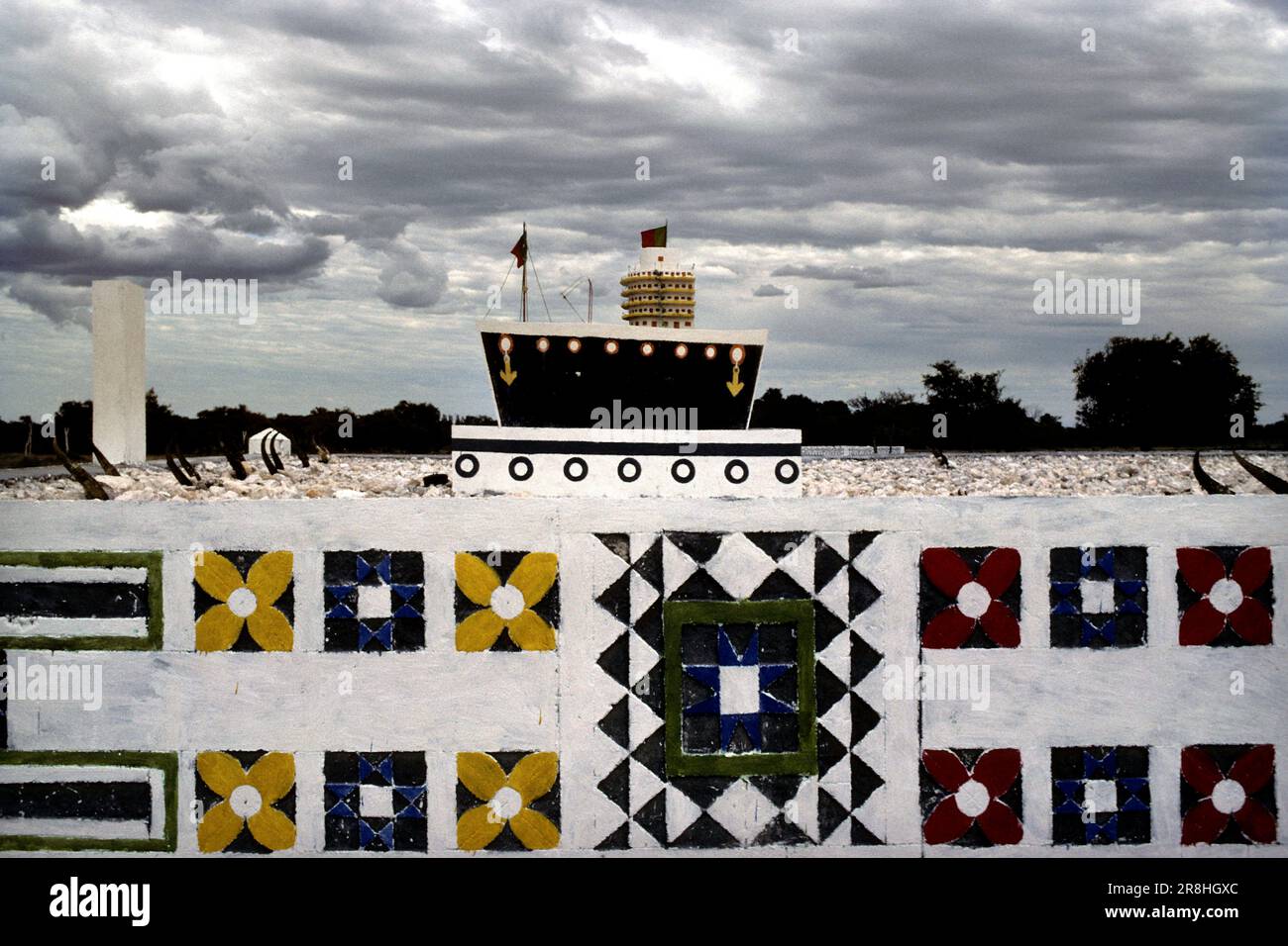 Madagascar. Mahafali Grave In the South of Madagascar Stock Photo - Alamy