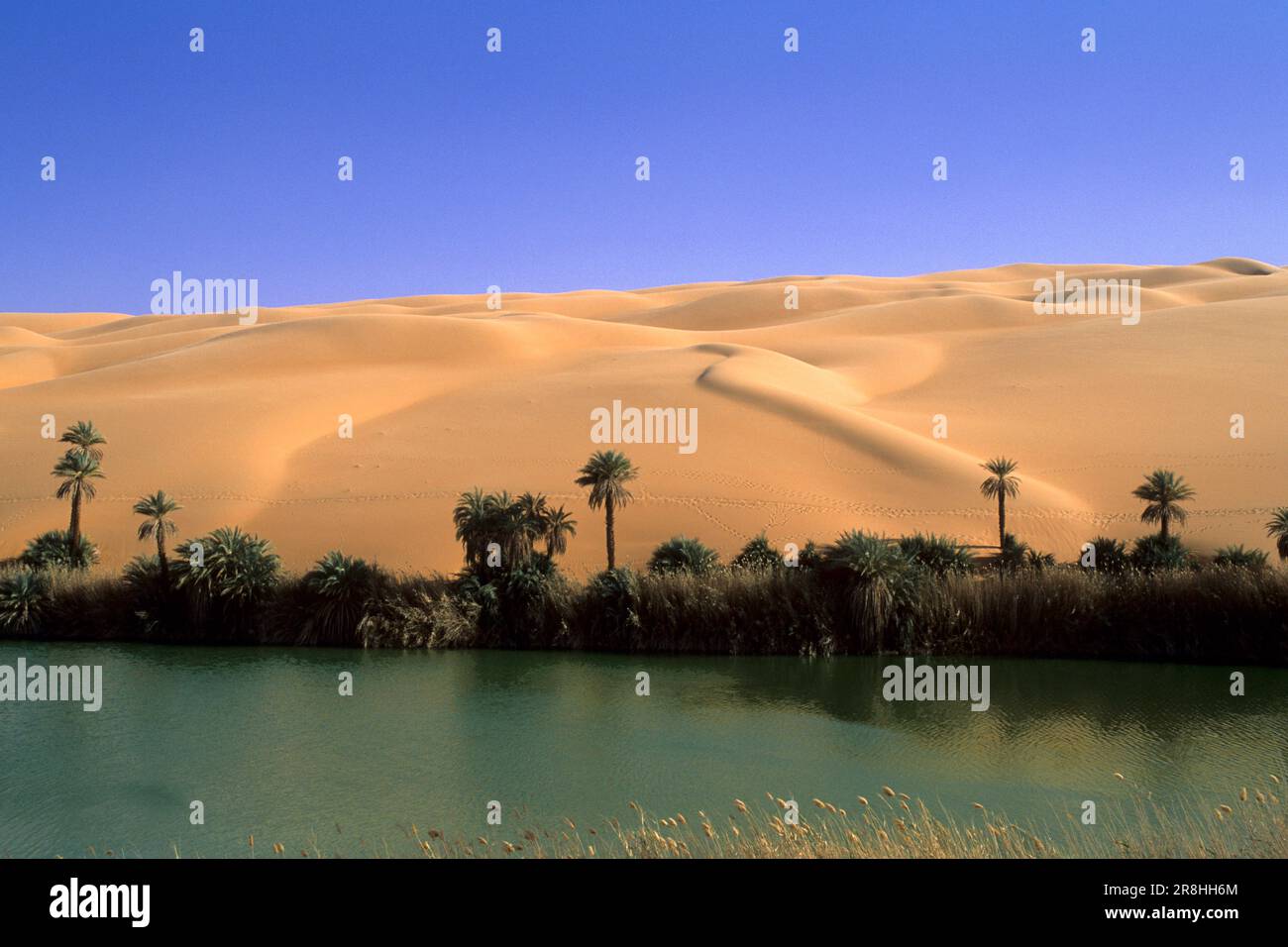 Libya. Mandara Lakes Stock Photo - Alamy