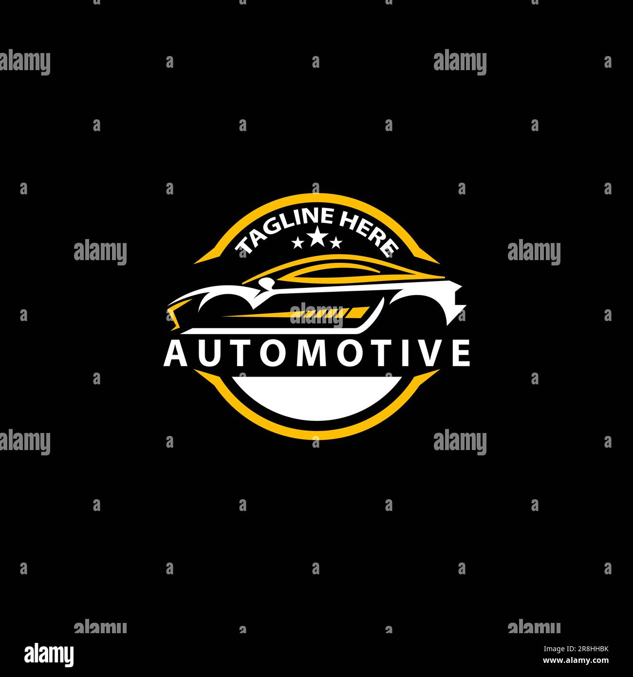 sports car with circle logo design vector Stock Vector Image & Art - Alamy