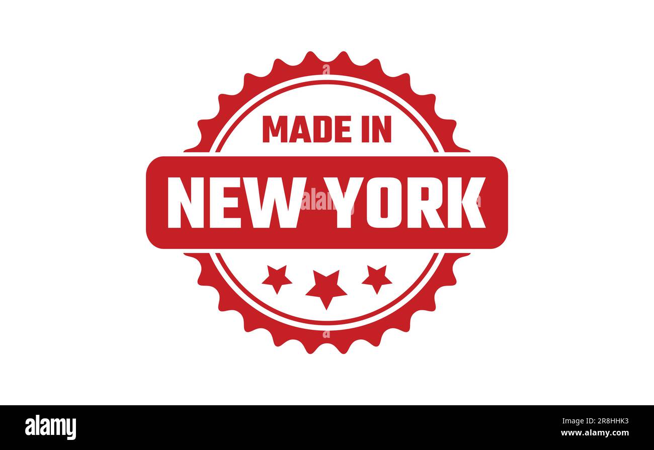 Made in new york stamp hi-res stock photography and images - Alamy