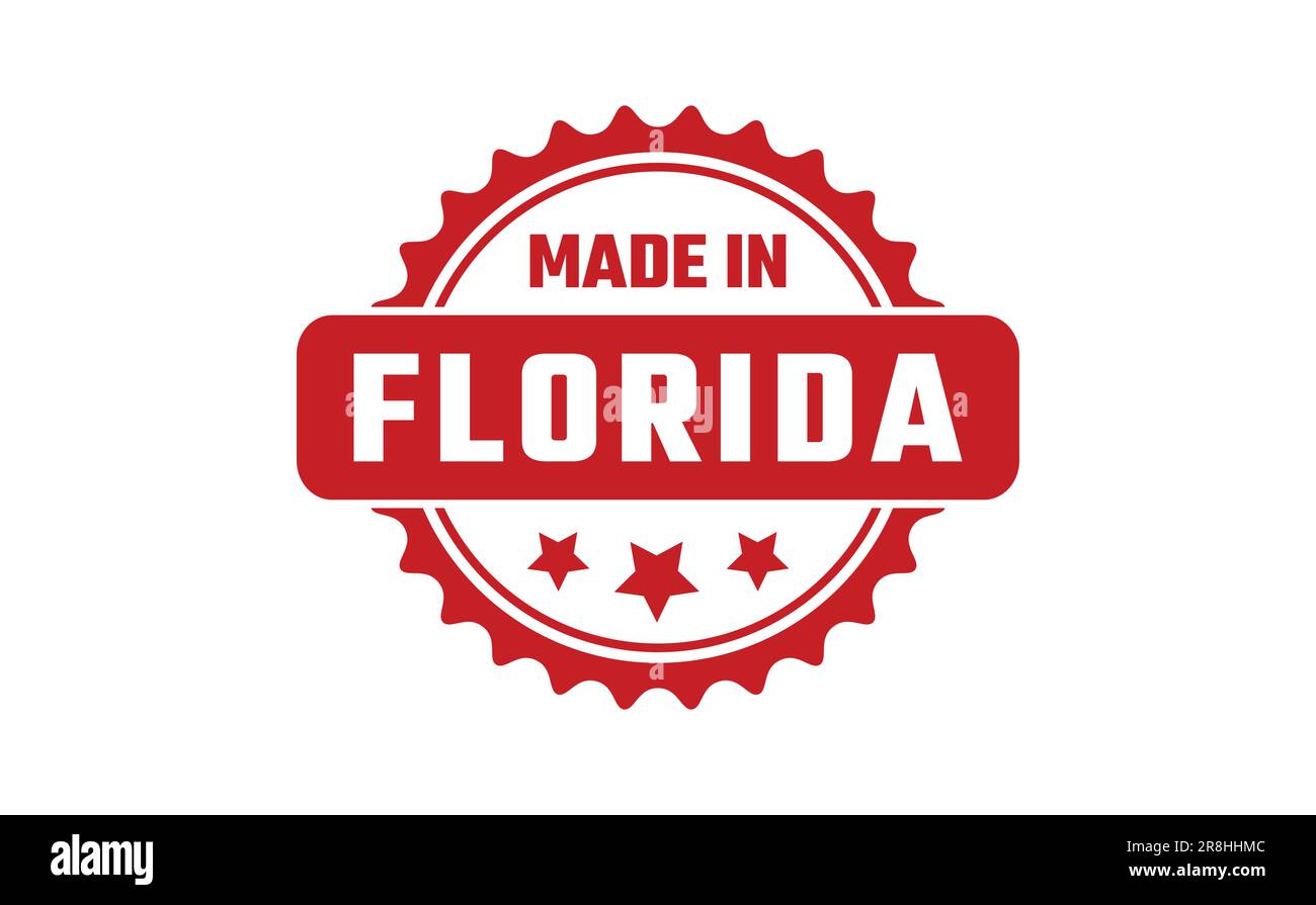 Made In Florida Rubber Stamp Stock Vector Image & Art - Alamy