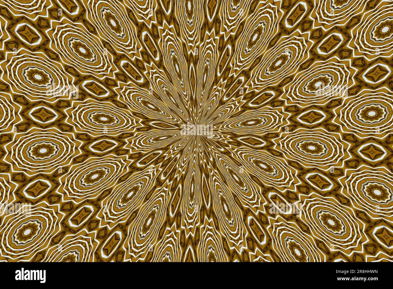 Symmetrical wallpaper close-up.Abstract brown background pattern ...
