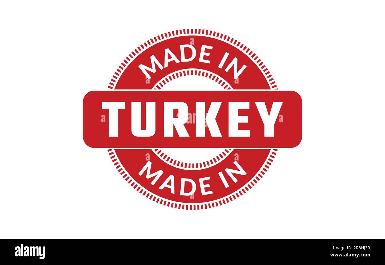 Made In Turkey Rubber Stamp Stock Vector Image & Art - Alamy