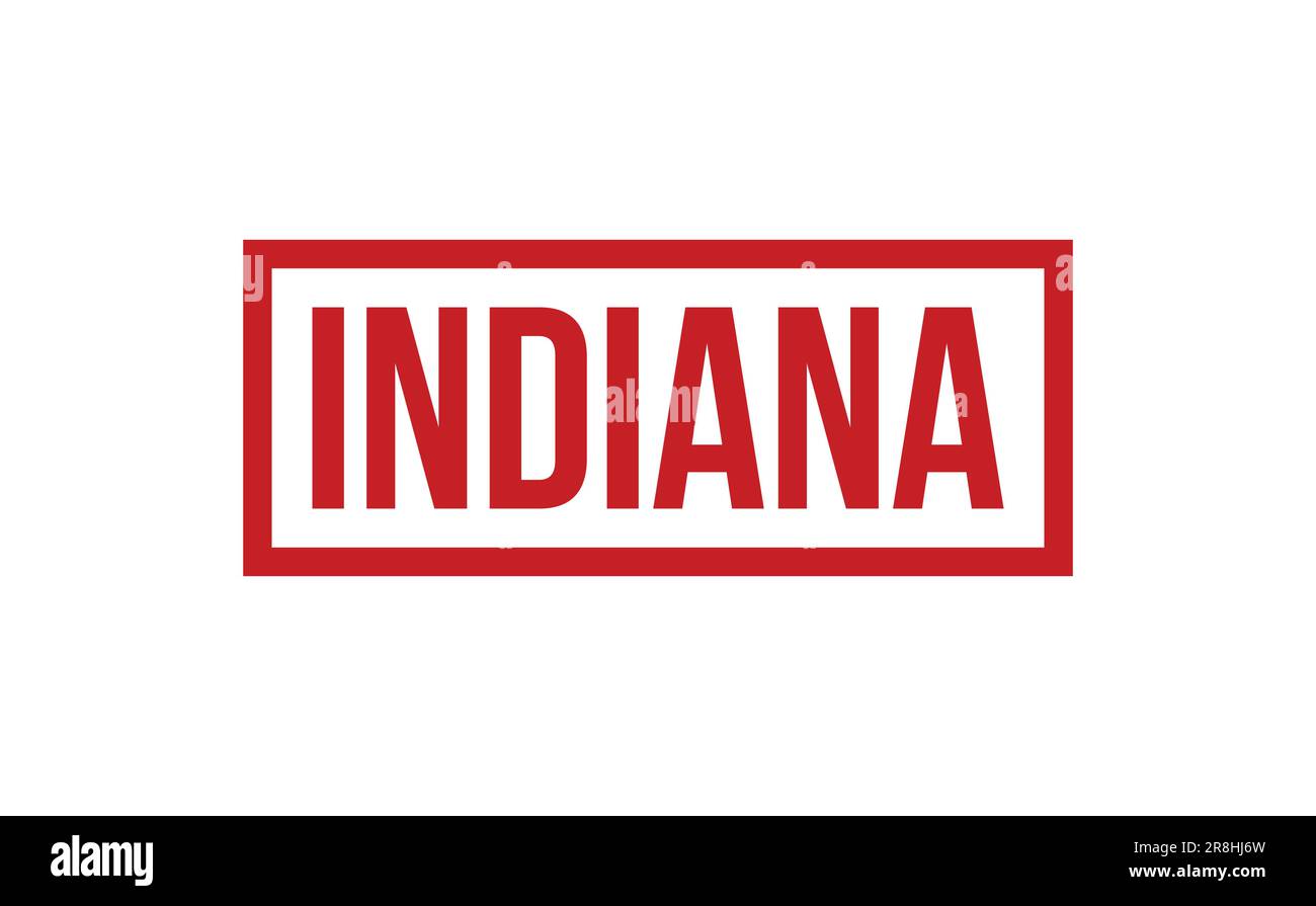 Indiana Rubber Stamp Seal Vector Stock Vector Image & Art - Alamy