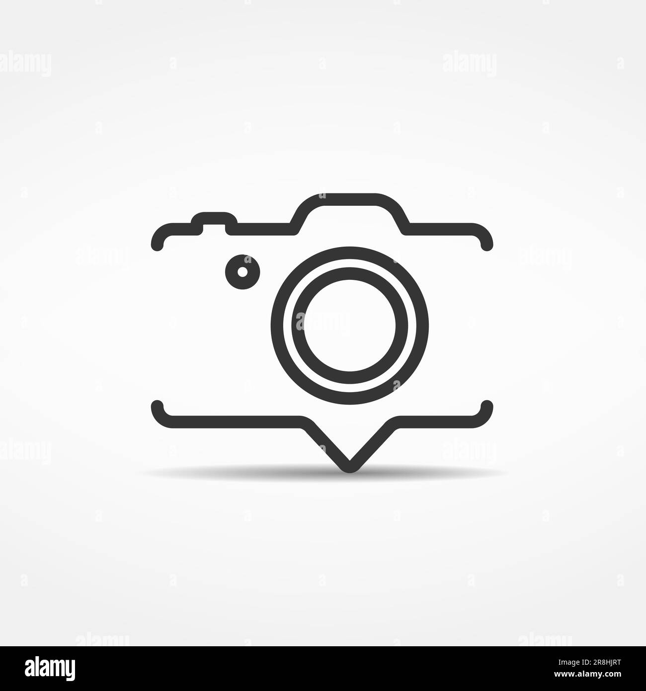 Camera icon or emblem, design element for your logo, vector eps10 ...