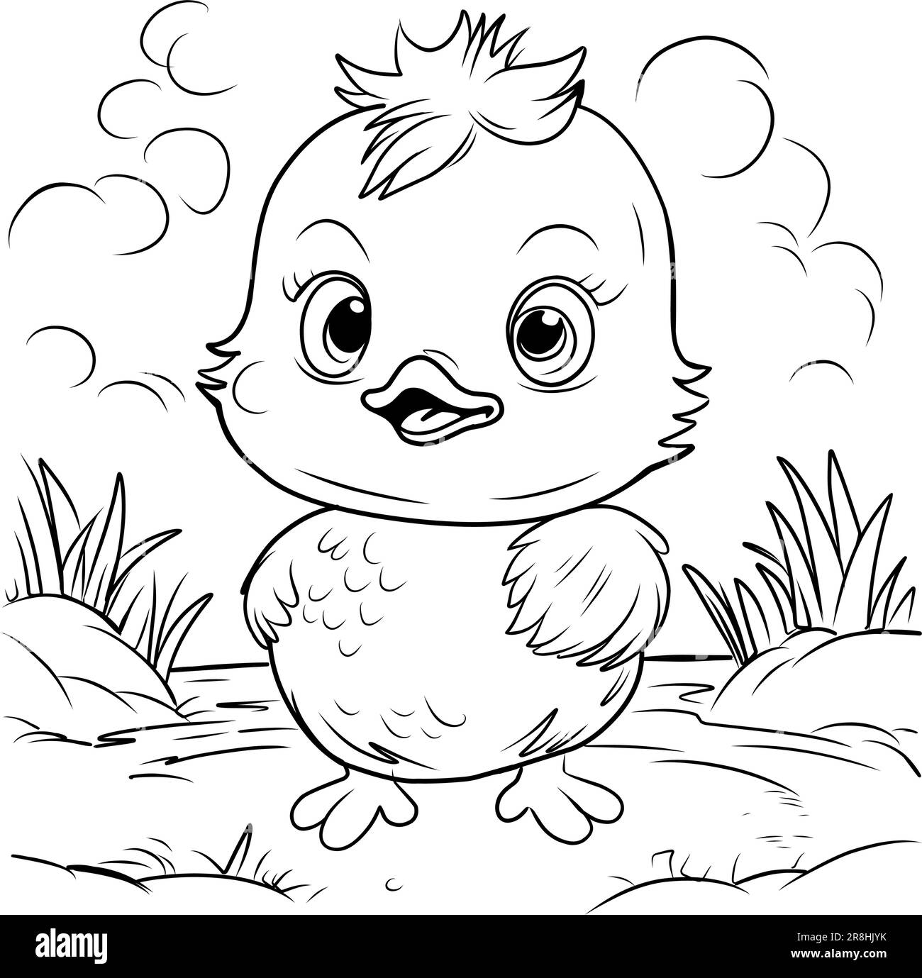 Dibujos Para Colorear De Pollito Hicks