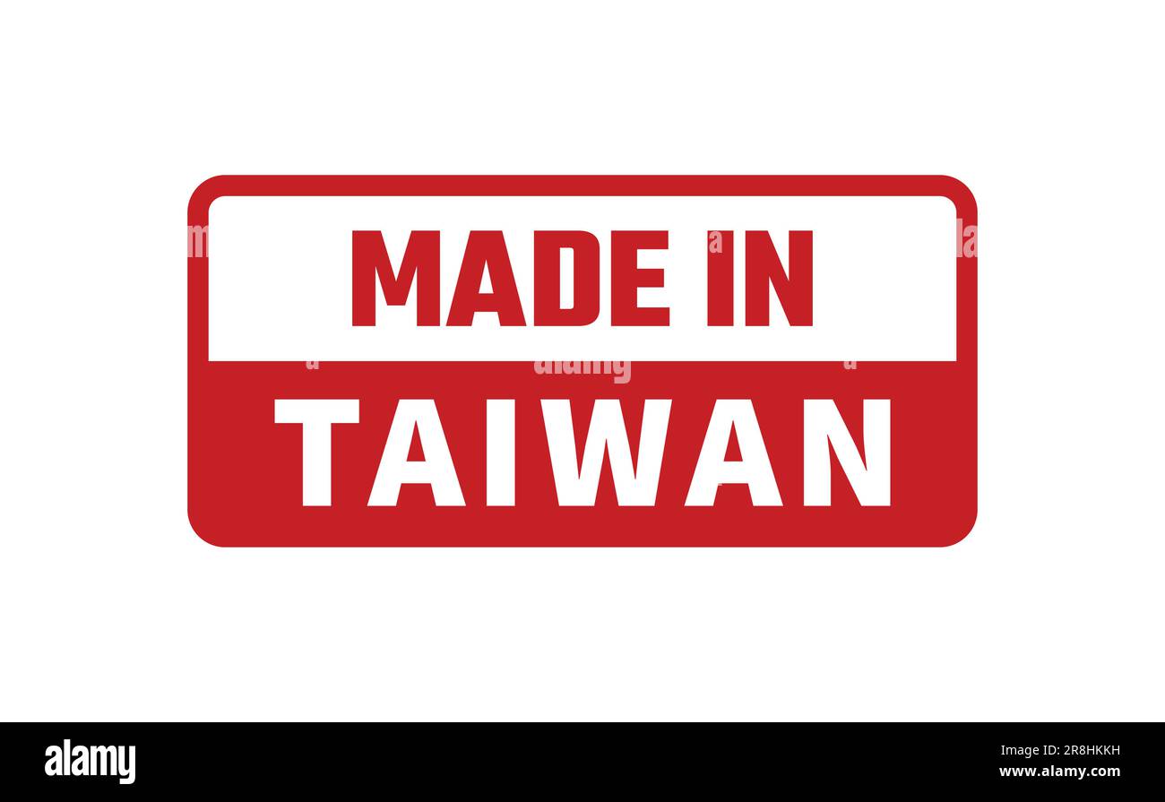 Made In Taiwan Rubber Stamp Stock Vector Image & Art - Alamy