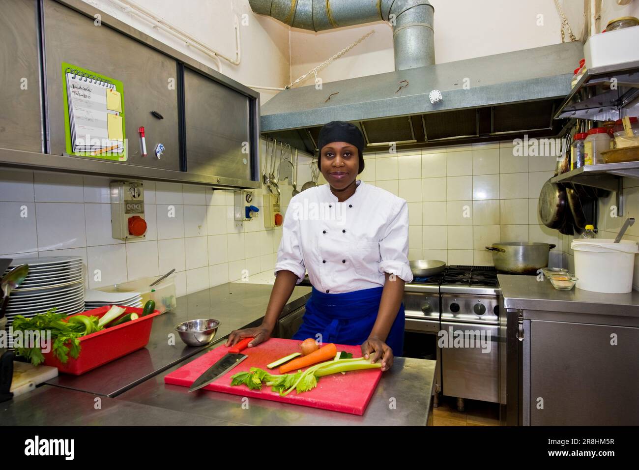 The African Chef Victoire Gouloubi. L'incoronata Restaurant. Milan ...