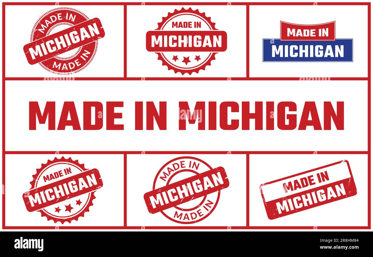 Made in michigan red hi-res stock photography and images - Alamy