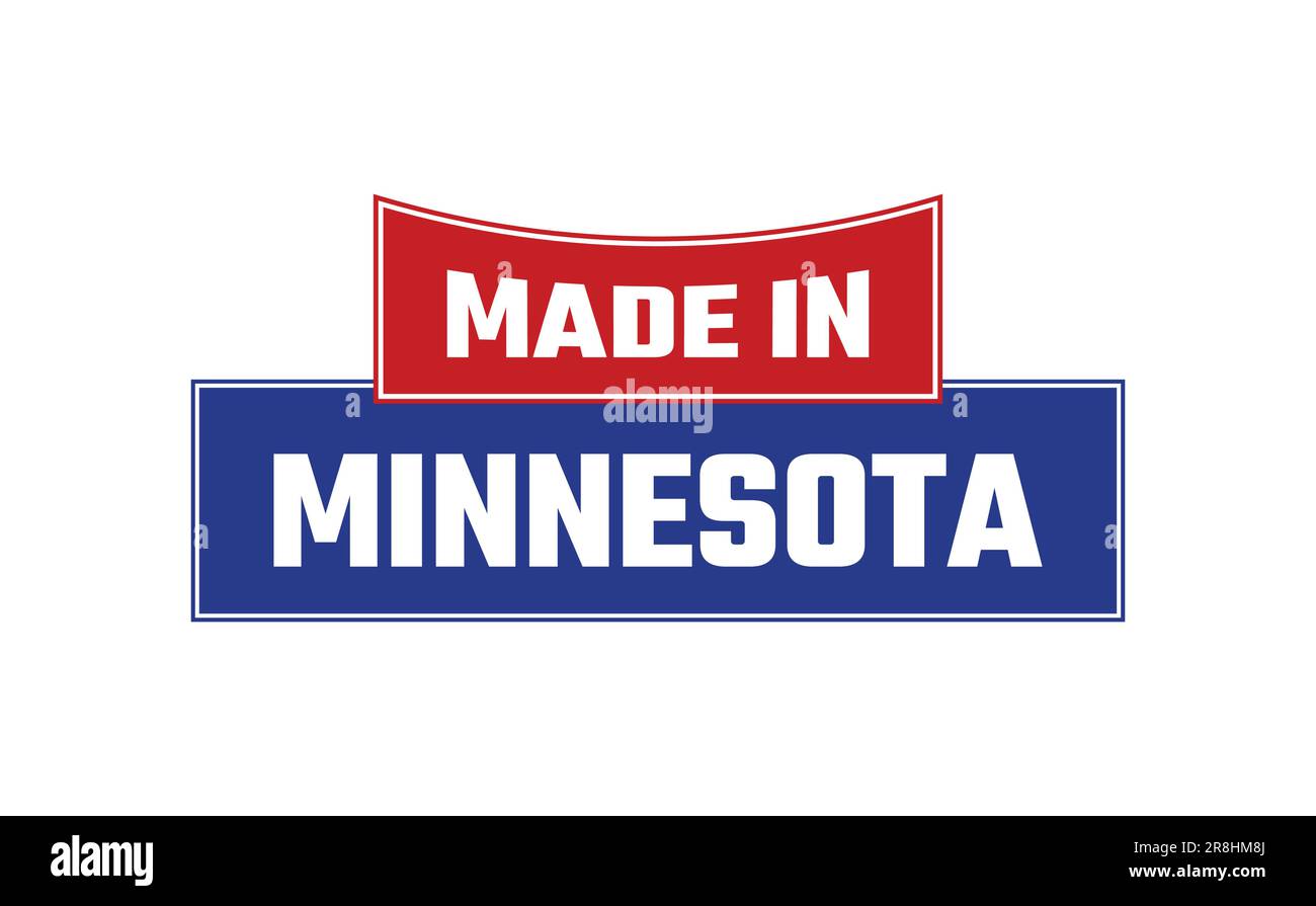 Made In Minnesota Seal Vector Stock Vector Image & Art - Alamy