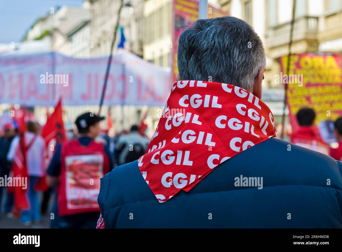 Primo Maggio. May 1 Event. May Day. Milan 2011. Italy Stock Photo - Alamy