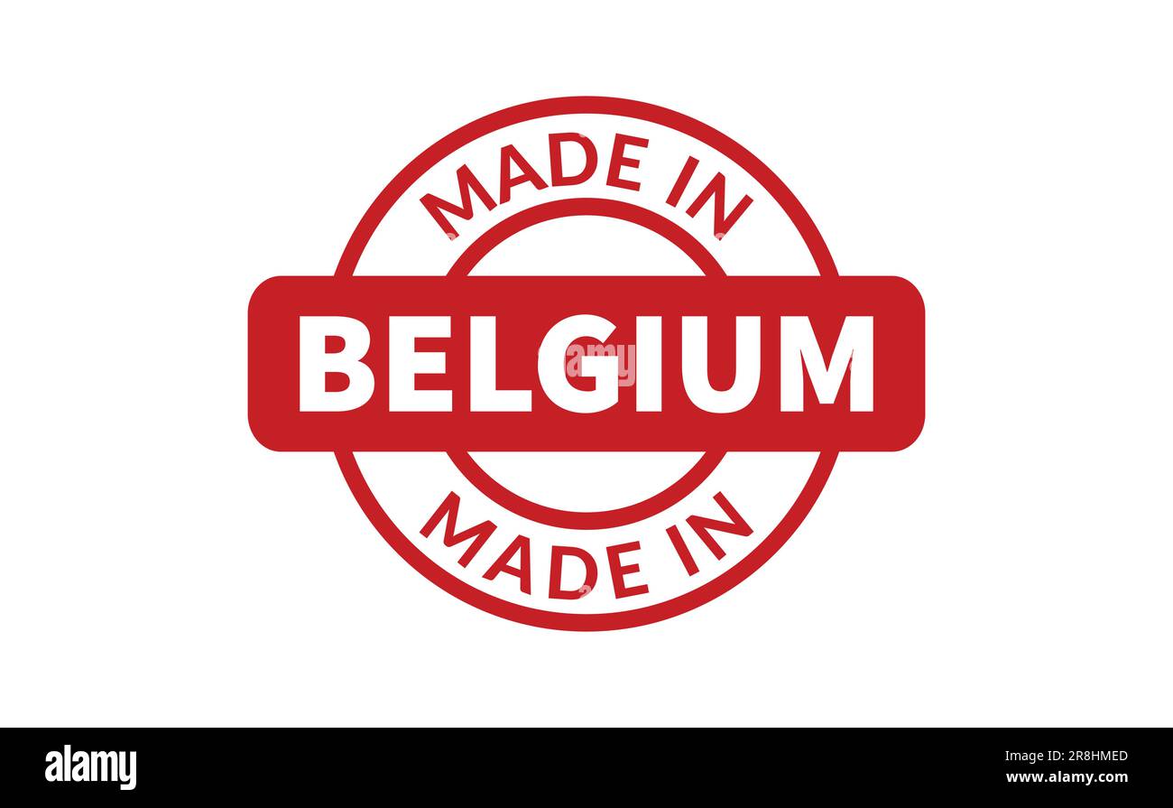 Made in belgium label Cut Out Stock Images & Pictures - Alamy