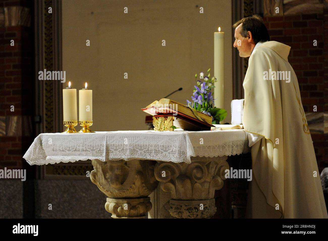 Catholic Religion. Priest Stock Photo - Alamy