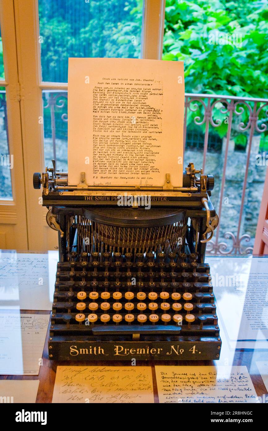 Hermann Hesse Museum. Montagnola. Switzerland Stock Photo - Alamy