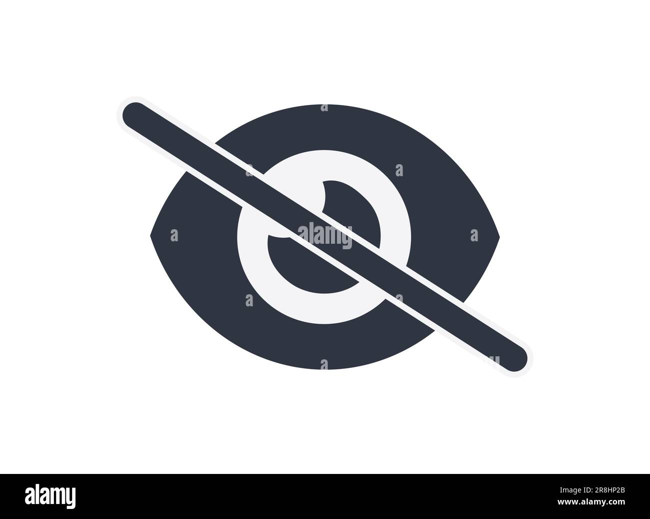 Hidden Eye Symbol. Concept of Hiding and Unveiling Stock Vector Image ...