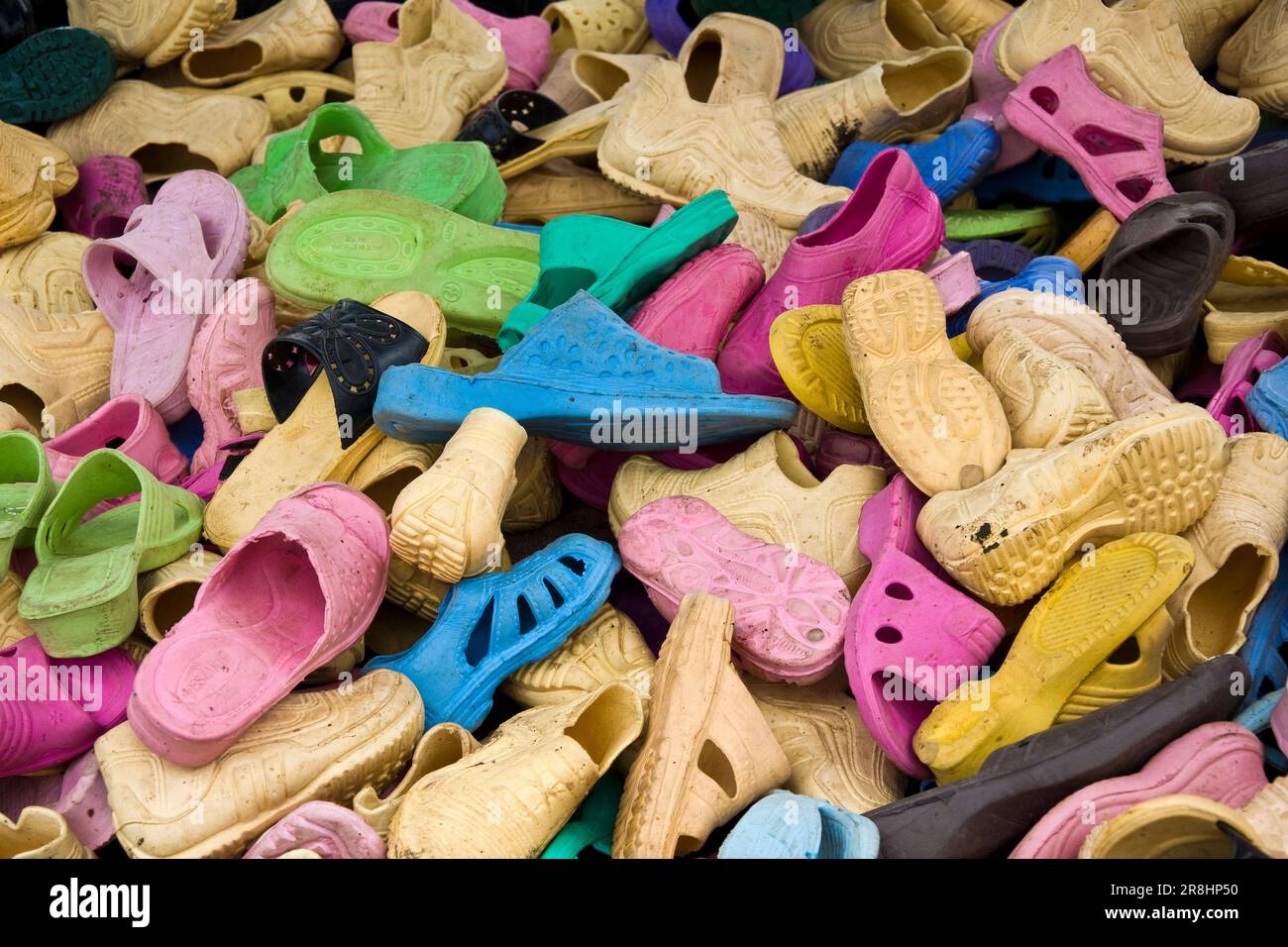 Plastic Shoes. Traditional Market. Adaba. Bale Plateau. Ethiopia Stock ...