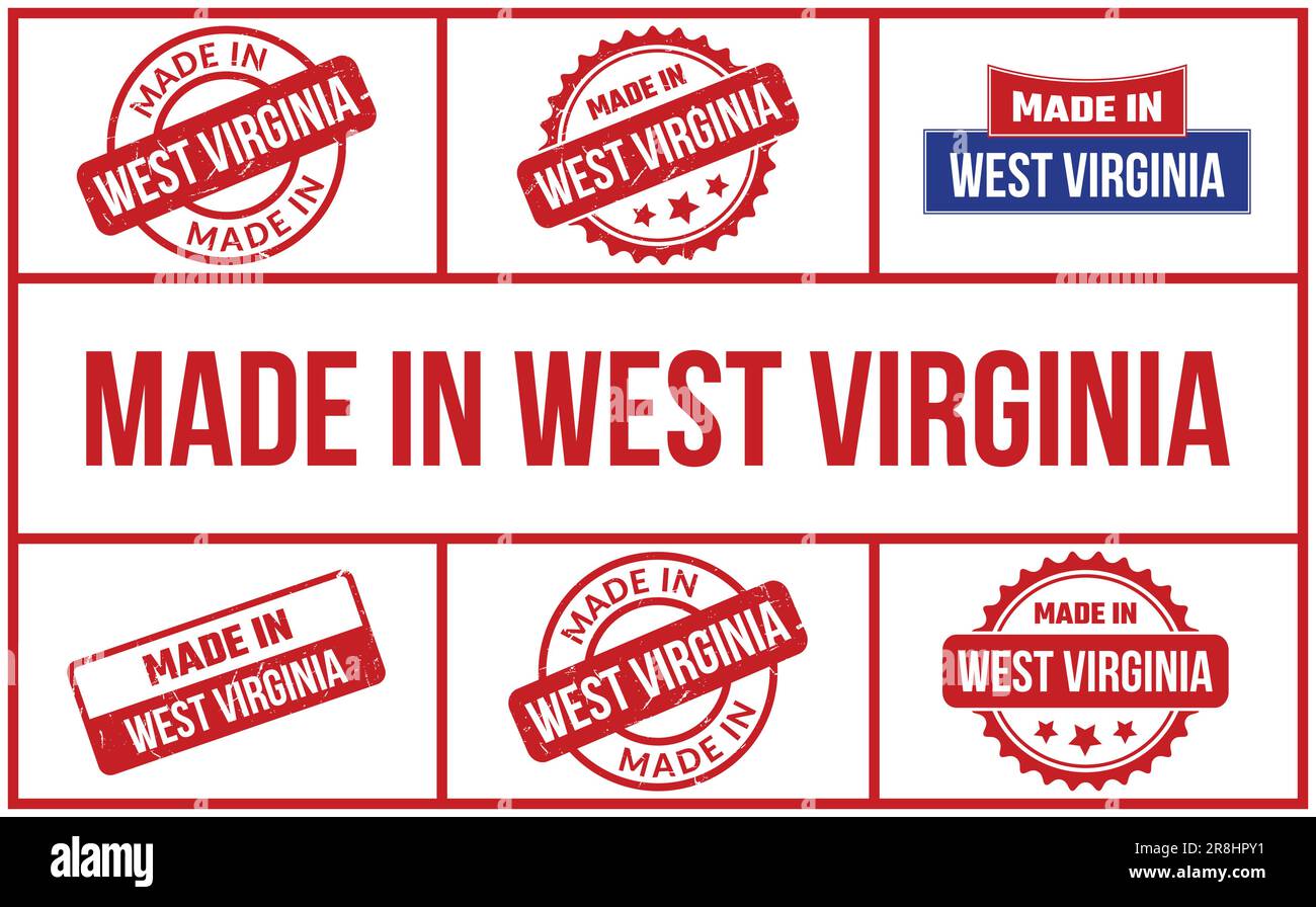 West virginia stamp vector vectors hi-res stock photography and images ...