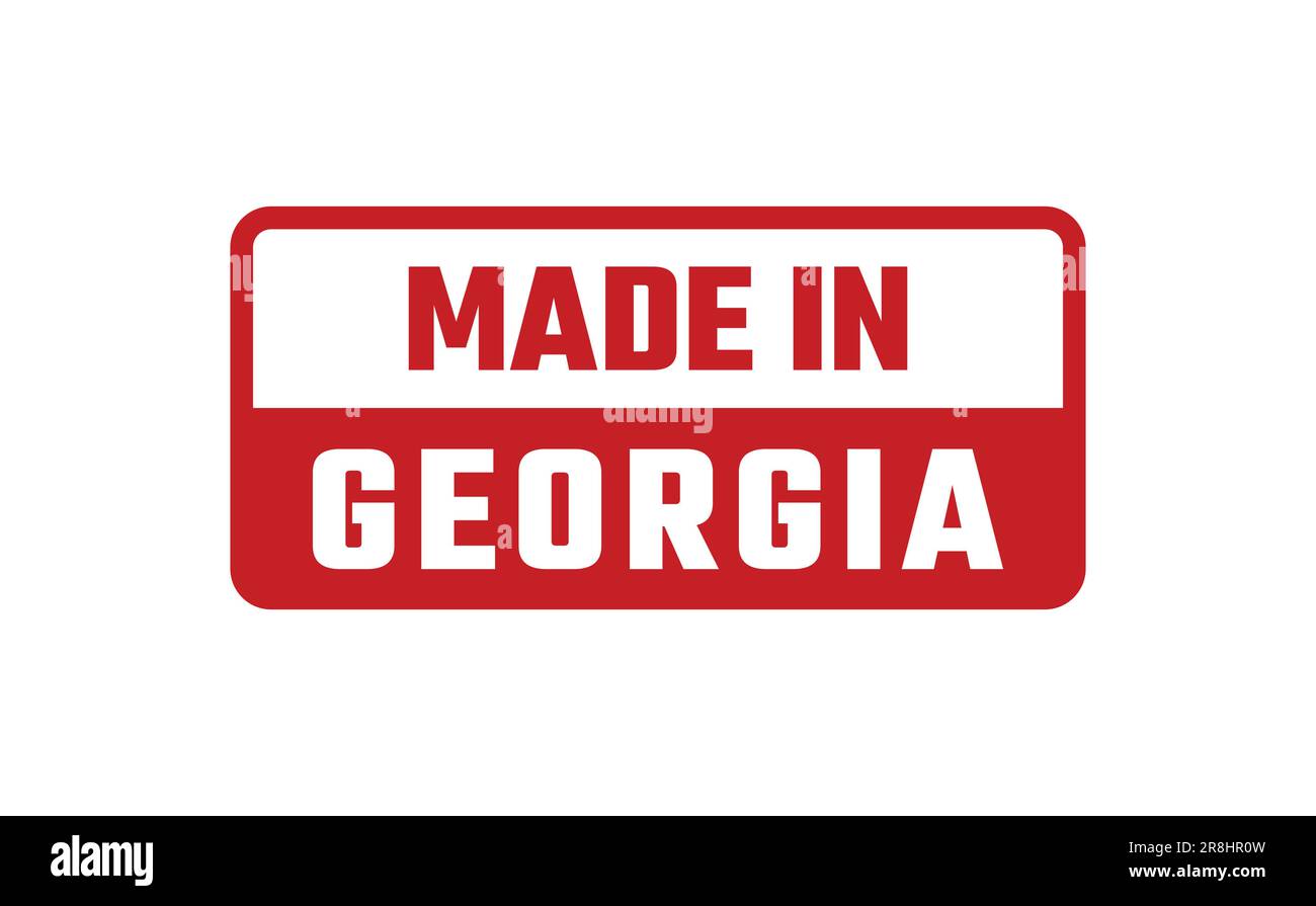Made In Georgia Rubber Stamp Stock Vector Image & Art - Alamy