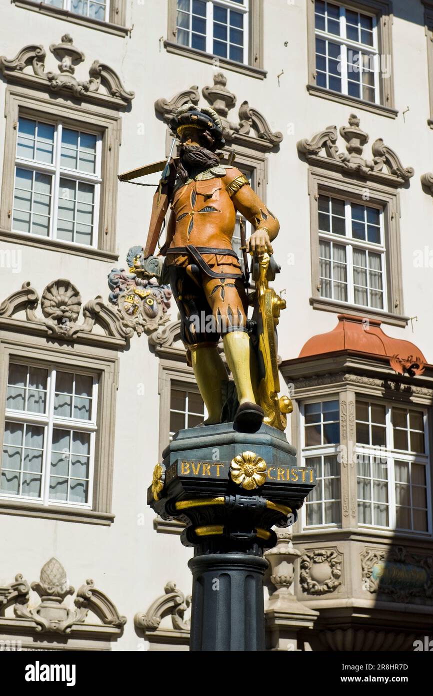 Switserland Wilhelm Tell Statue . Schaffhausen. Switzerland Stock Photo ...