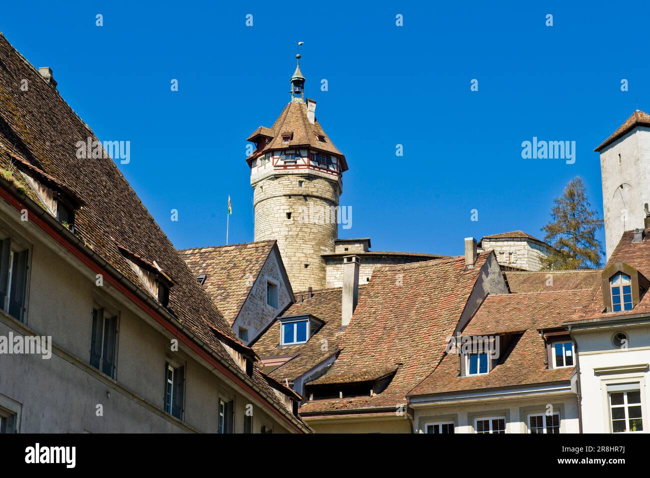 The Munot Castle. Schaffhausen. Switzerland Stock Photo - Alamy