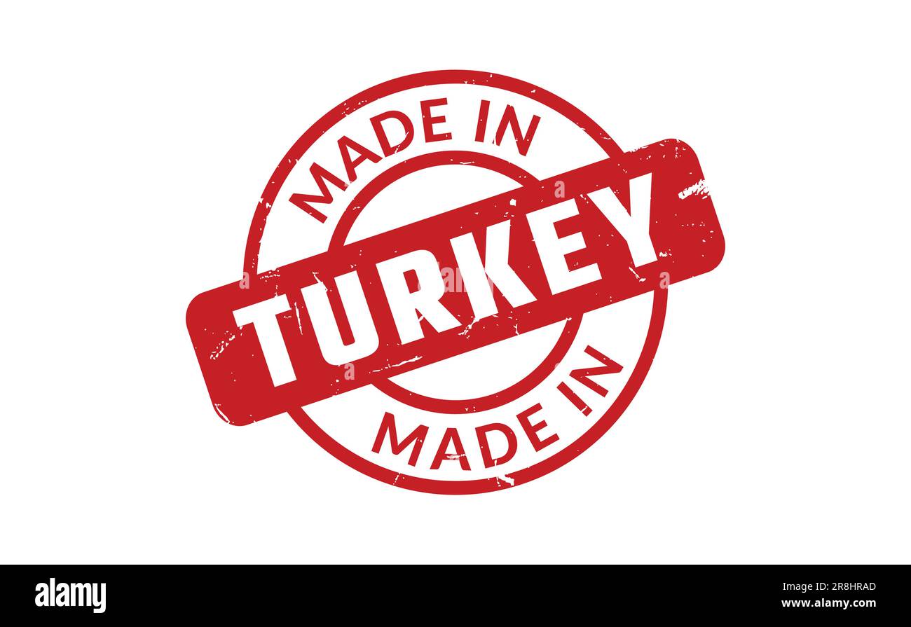 Made In Turkey Rubber Stamp Stock Vector Image & Art - Alamy