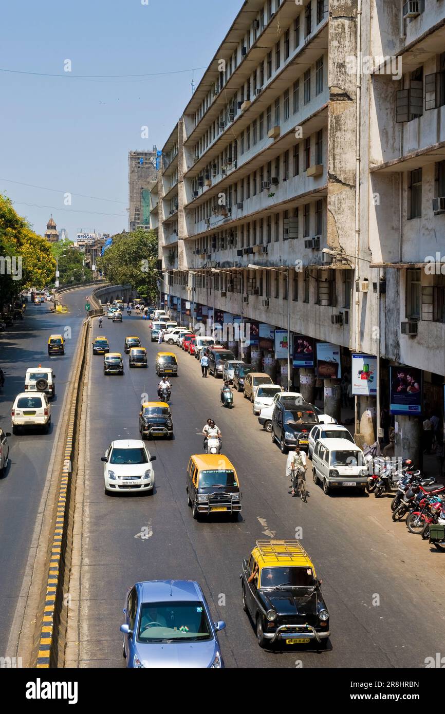 Traffic in Town. Mumbai. India Stock Photo - Alamy