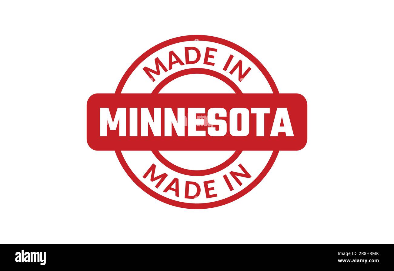 Minnesota stamp vector vectors hi-res stock photography and images - Alamy