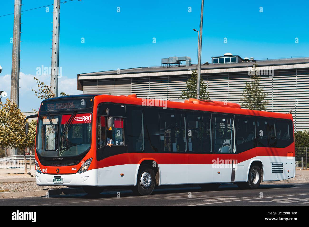 Santiago, Chile - January 2023: A Transantiago, or Red Metropolitana de ...