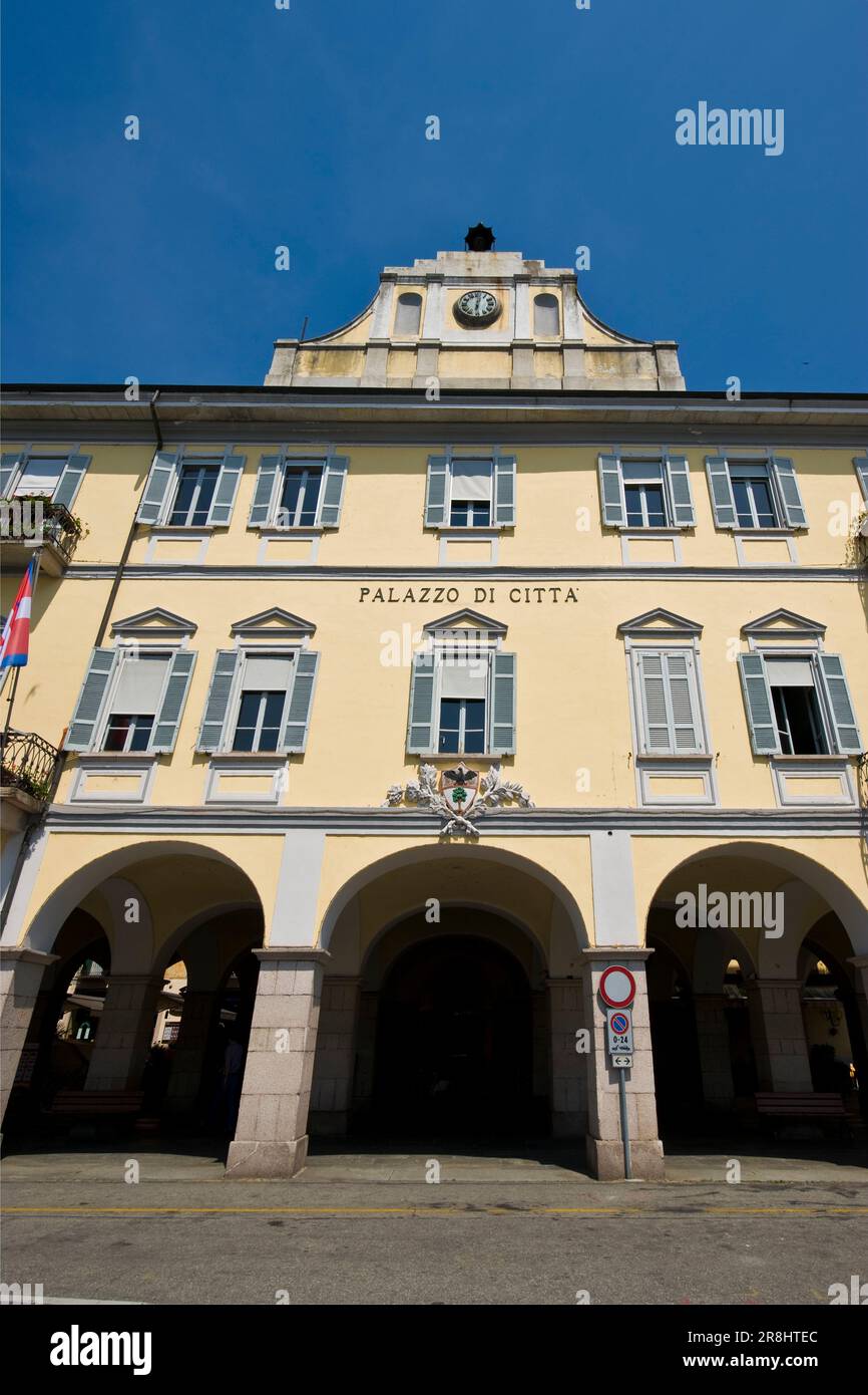 Town Hall. Pallanza. Italy Stock Photo - Alamy