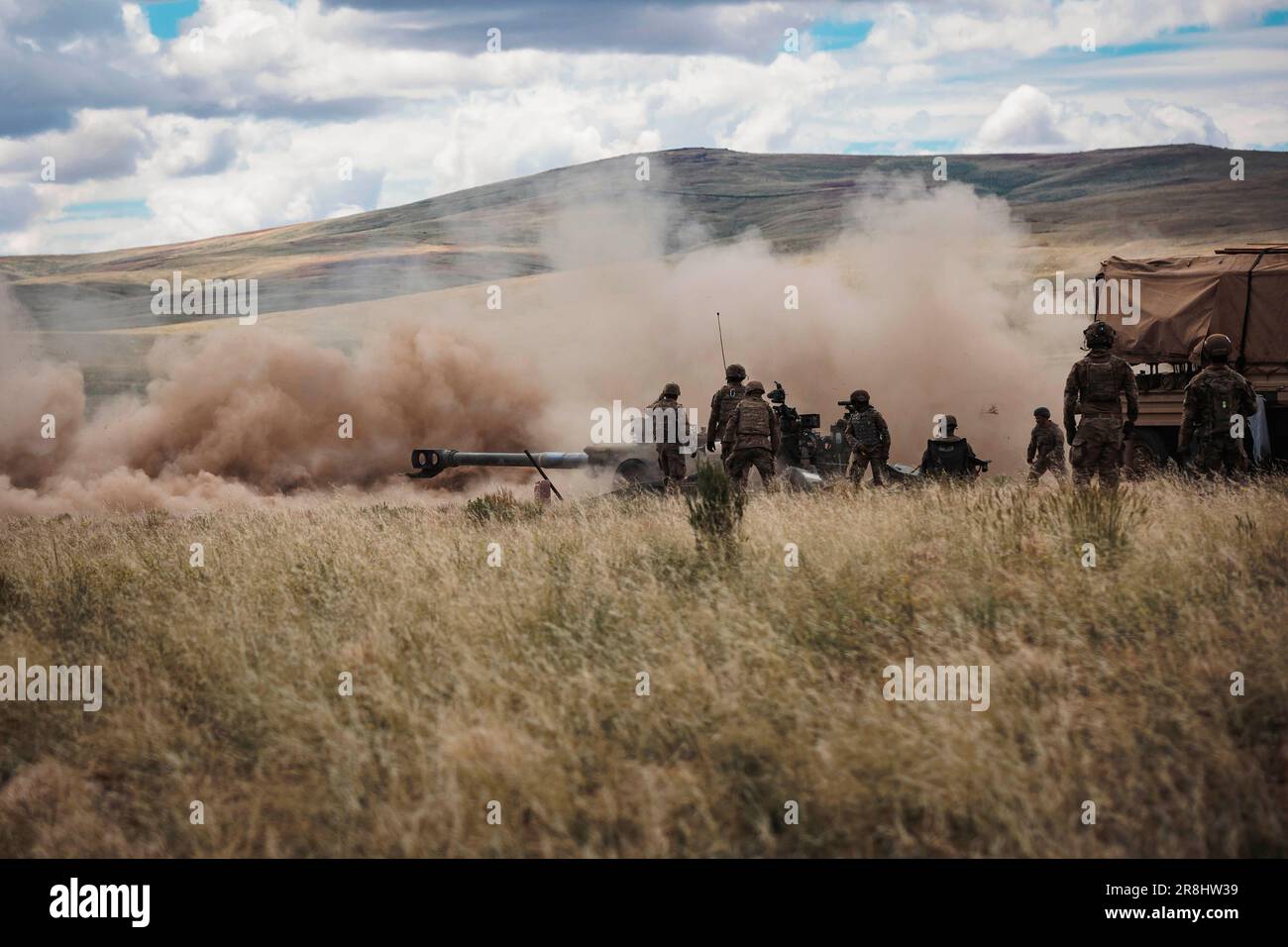Yakima, Washington, USA. 19th June, 2023. U.S. Army Soldiers with 2nd ...
