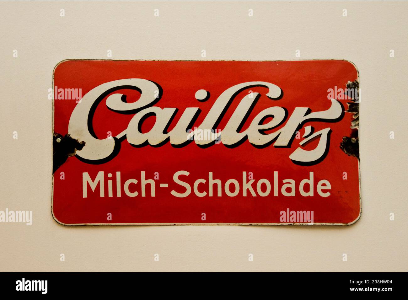 Cailler. Sign. Chocolate Museum. Alprose. Caslano. Switzerland Stock ...